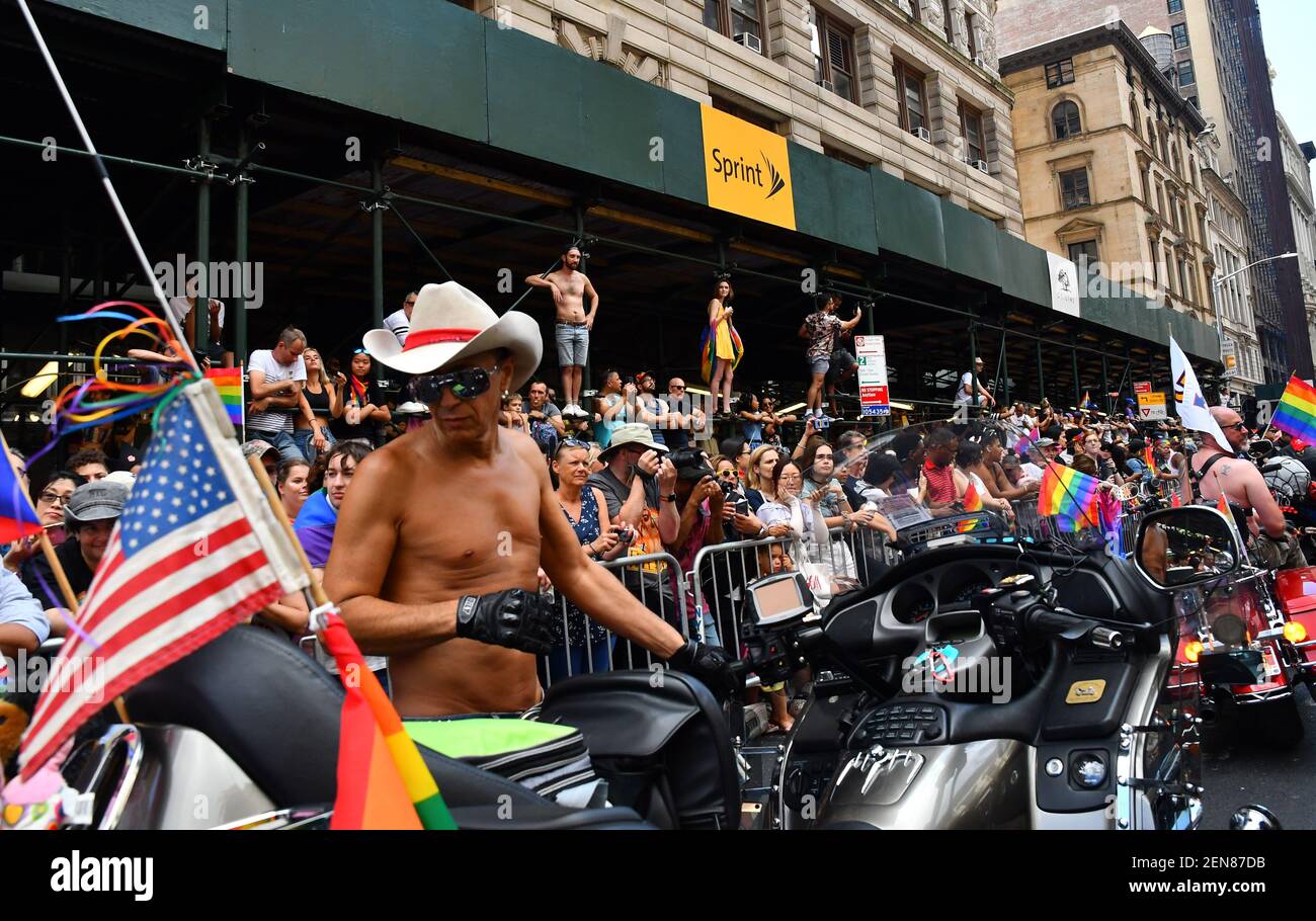 Motorcyclists ride down Fifth Avenue in Manhattan during the World ...