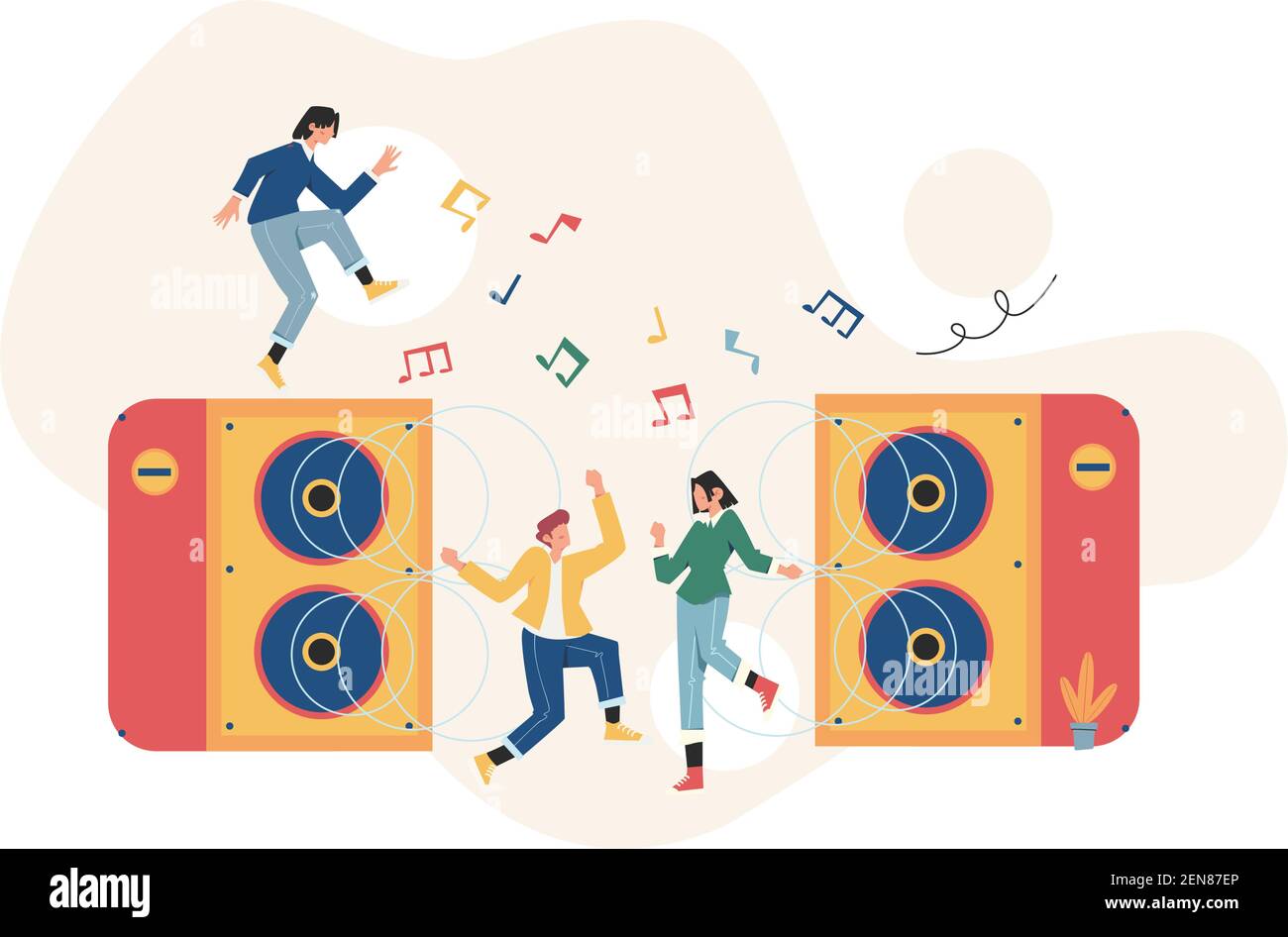 Live music crowd Stock Vector Images - Alamy