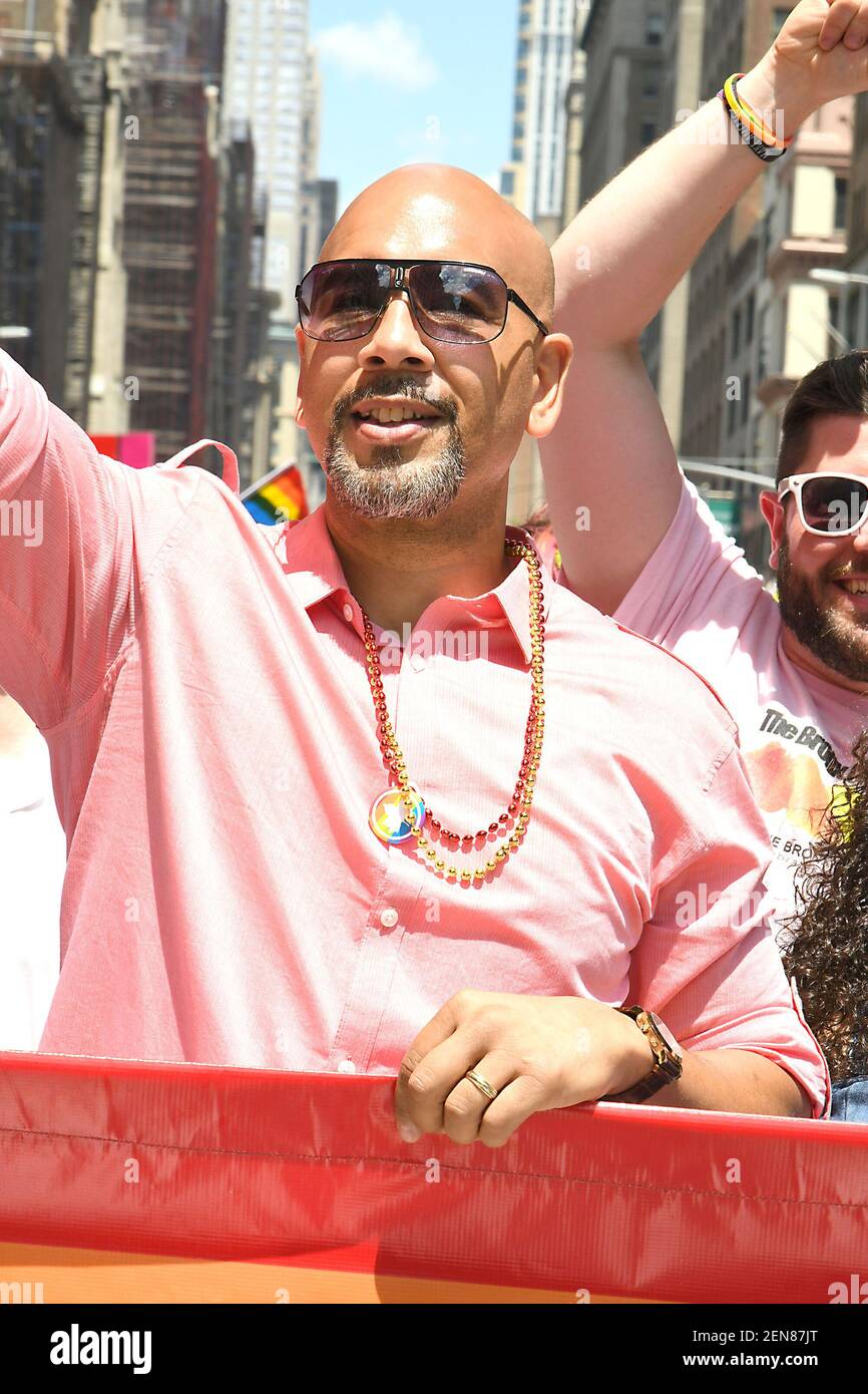 Ruben Diaz, Jr marches in the World Pride NYC Pride March on June 30 ...