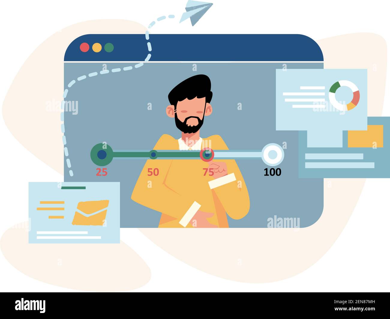 Workflow stage Stock Vector Images - Alamy