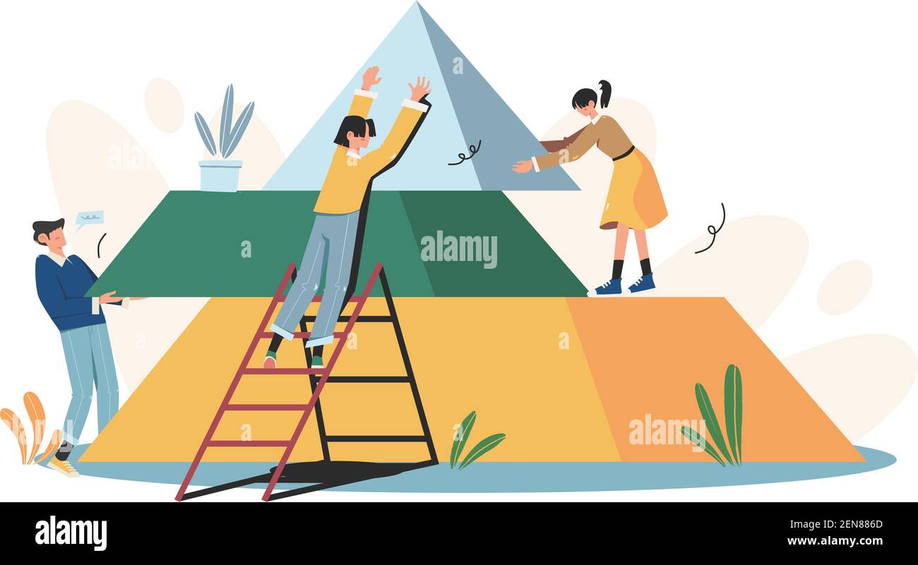 Synergy make steps to success Stock Vector Images - Alamy