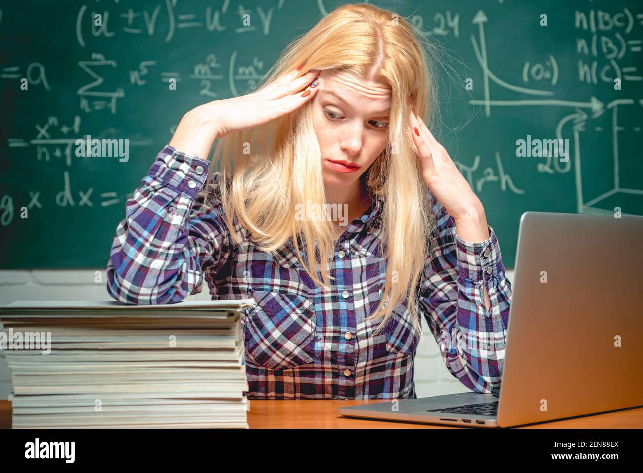 Angry mad student. Knowledge and lesson. Young teacher angry. Student ...