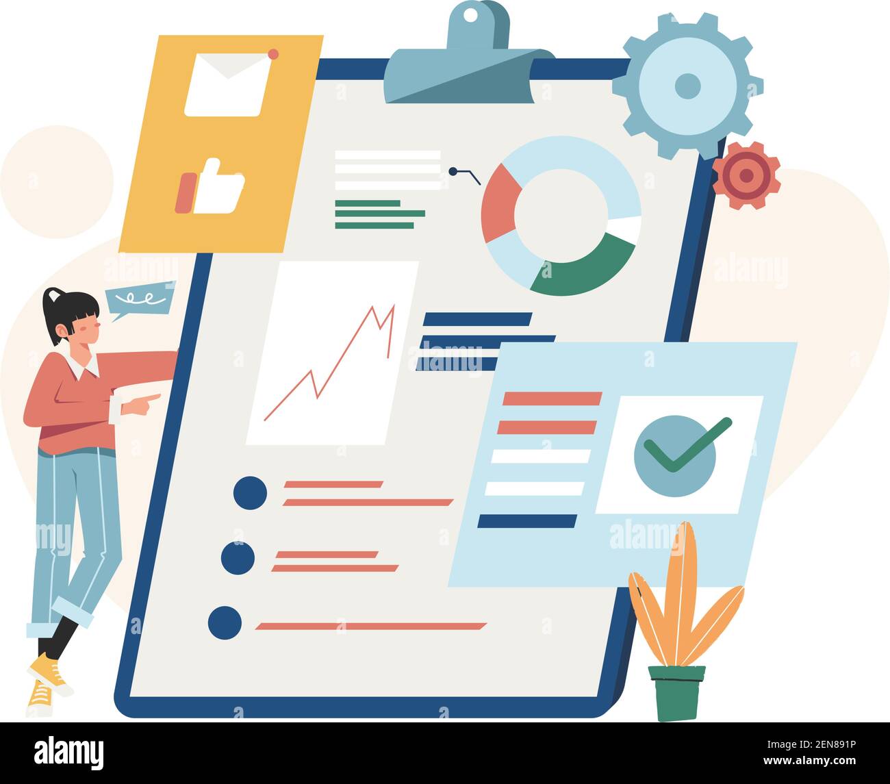 Work summary Cut Out Stock Images & Pictures - Alamy