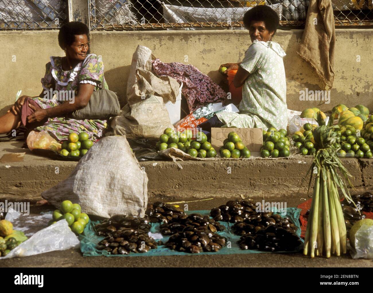 Fiji sigatoka market produce hi-res stock photography and images - Alamy