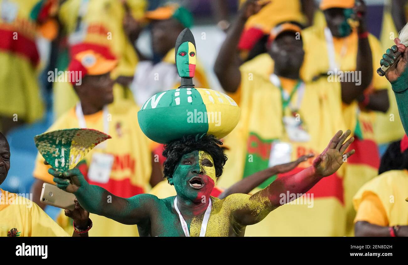 July 2, 2019: !! Benin fans celebrating advancing from the group during ...