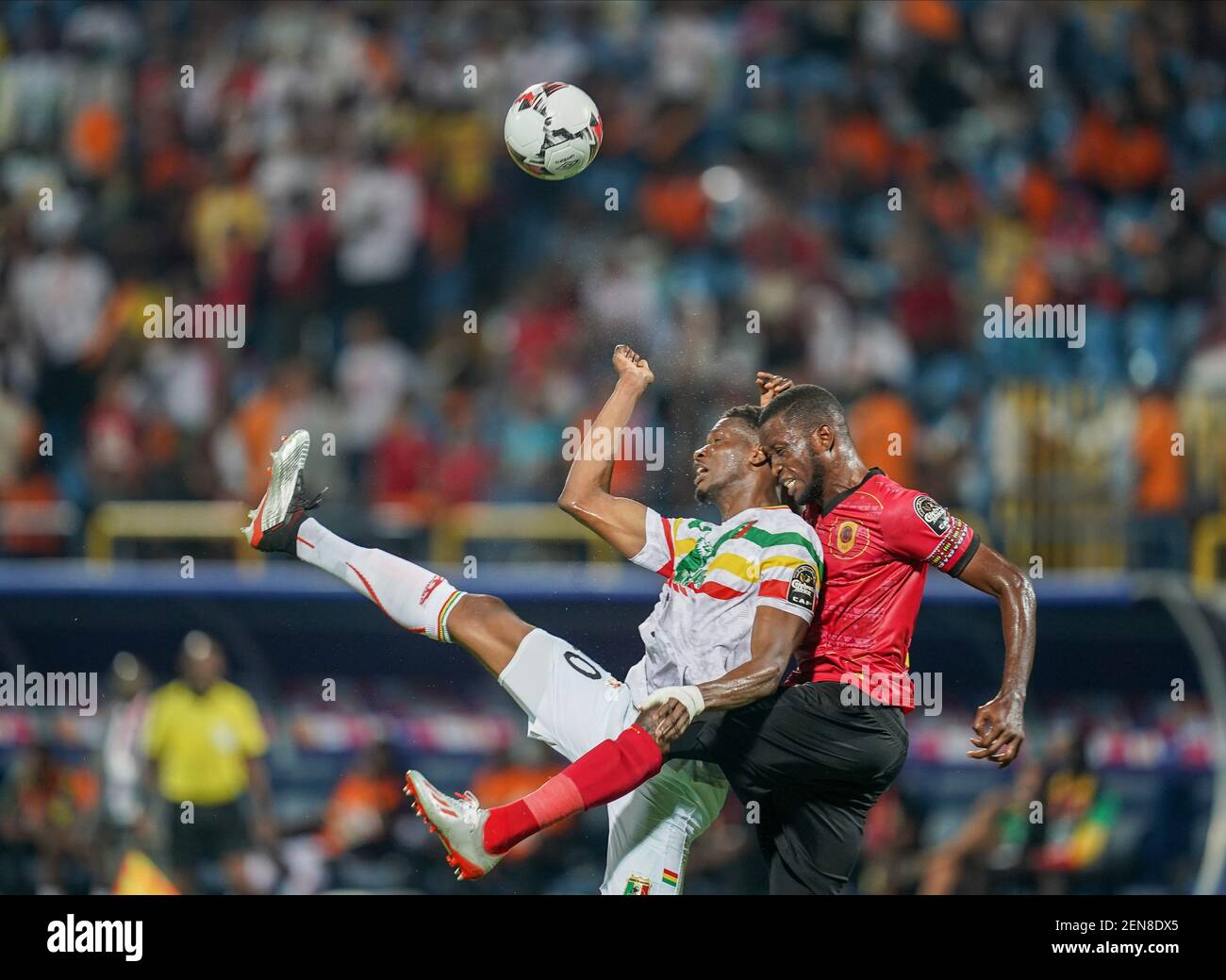 July 2, 2019: Masunguna Alex Afonso of Angola and Kalifa Coulibaly of ...
