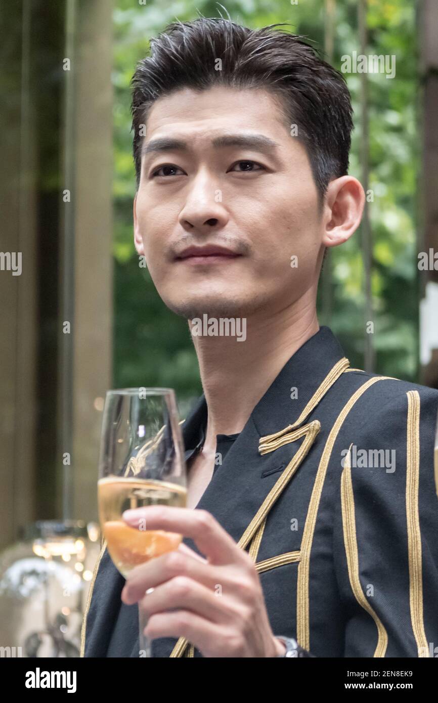 Chinese actor Zhang Han attends the opening ceremony for a watch ...