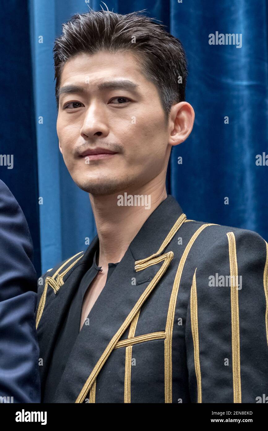 Chinese actor Zhang Han attends the opening ceremony for a watch ...
