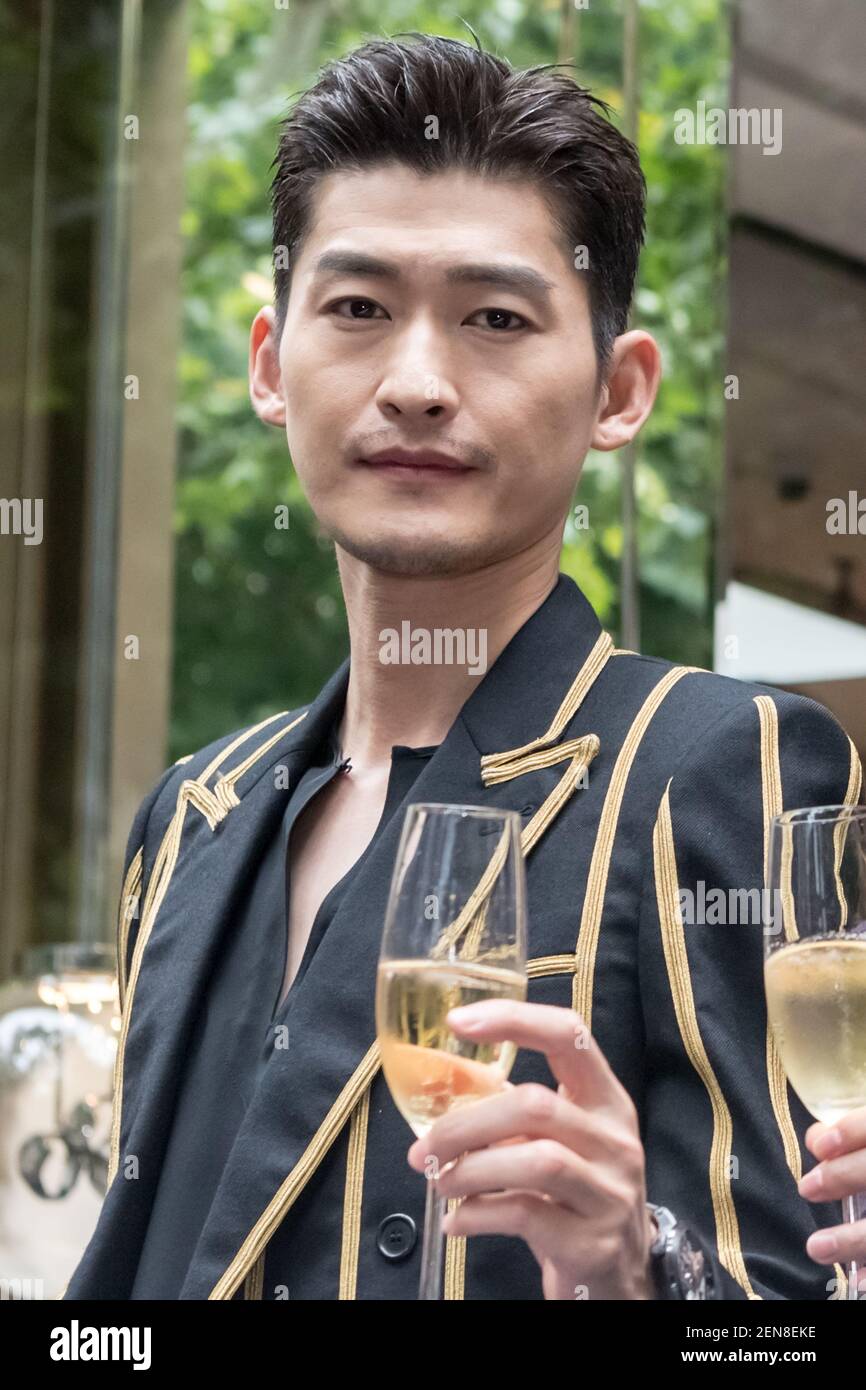 Chinese actor Zhang Han attends the opening ceremony for a watch ...