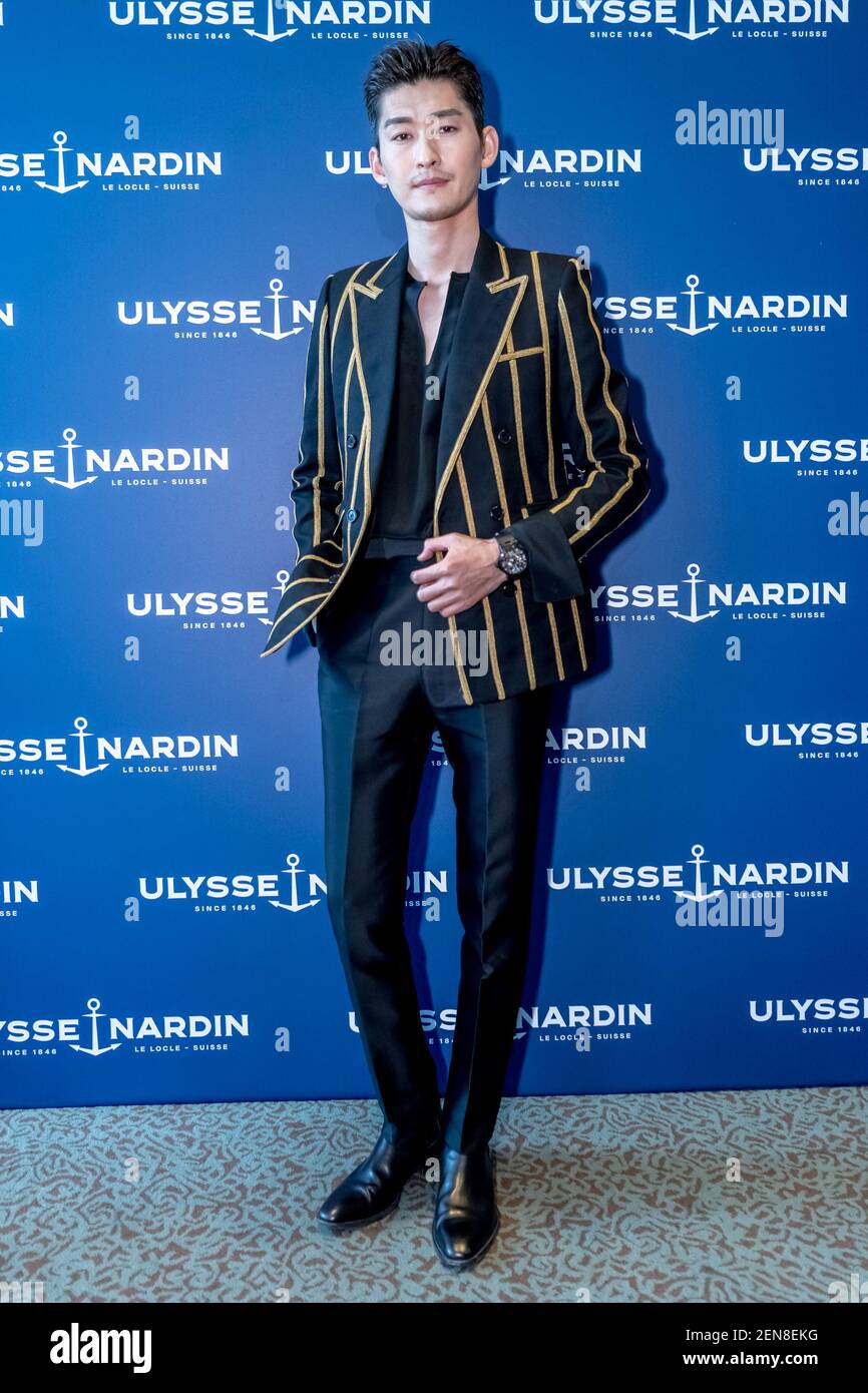 Chinese actor Zhang Han attends the opening ceremony for a watch ...