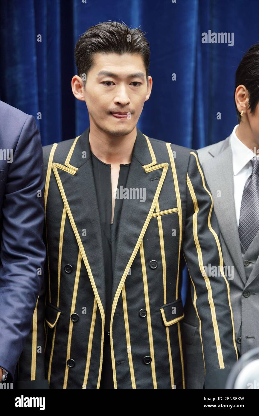 Chinese actor Zhang Han attends the opening ceremony for a watch ...