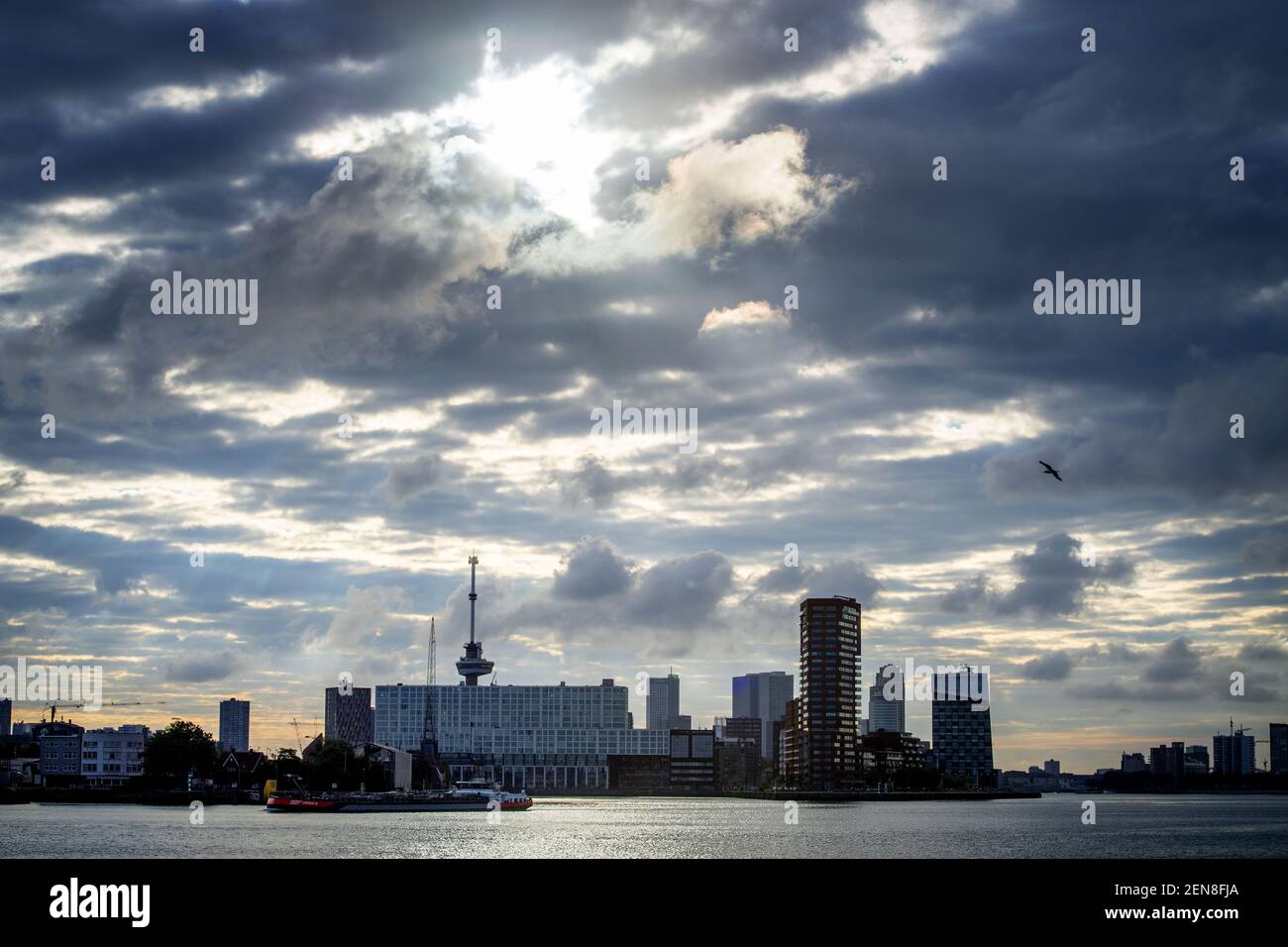 The Port of Rotterdam pictured on July 2, 2019 in Rotterdam ...