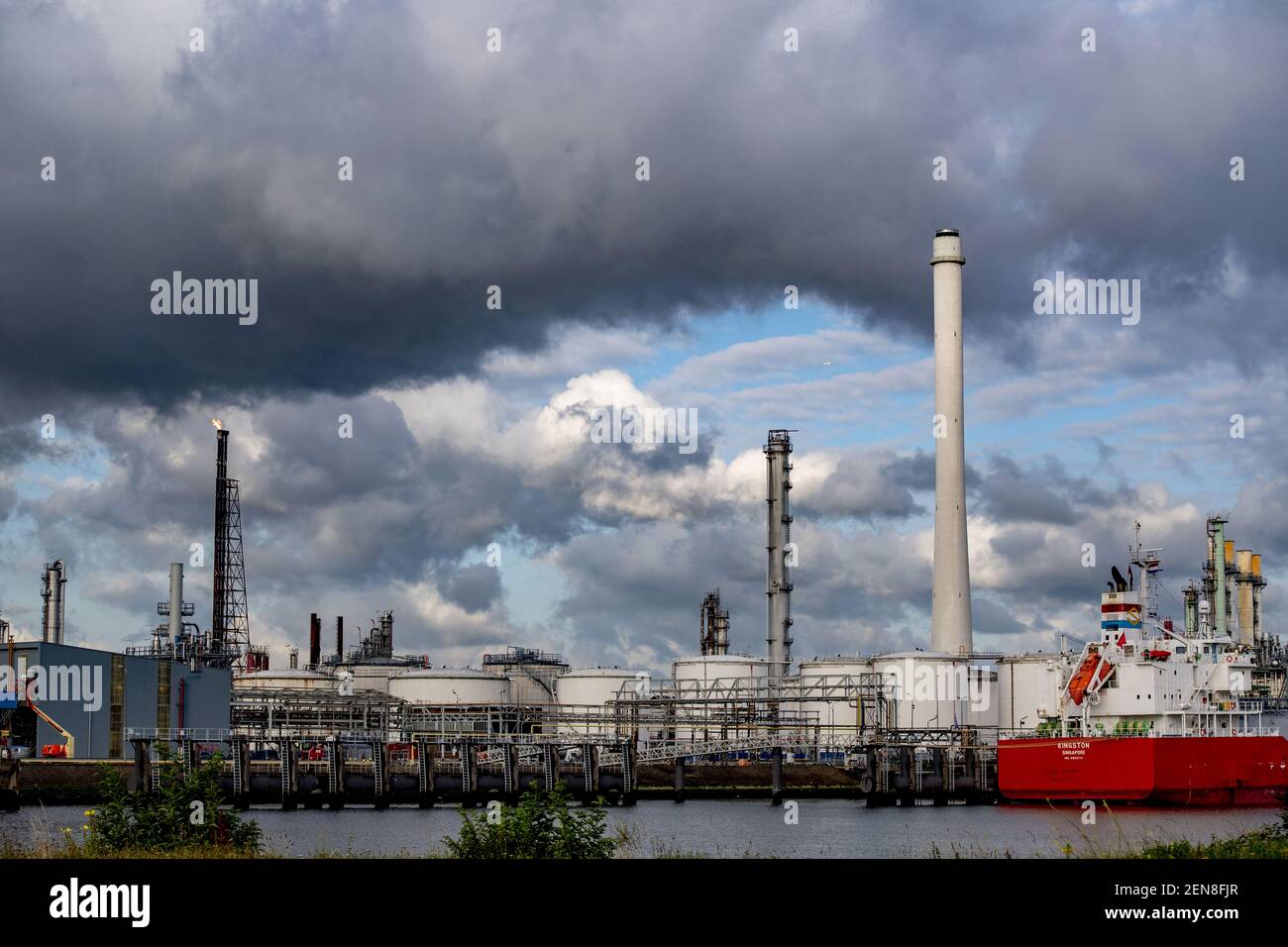 The Port of Rotterdam pictured on July 2, 2019 in Rotterdam ...