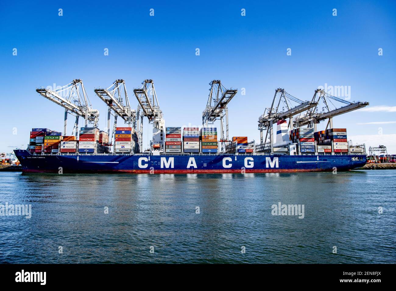 The Port of Rotterdam pictured on July 2, 2019 in Rotterdam ...
