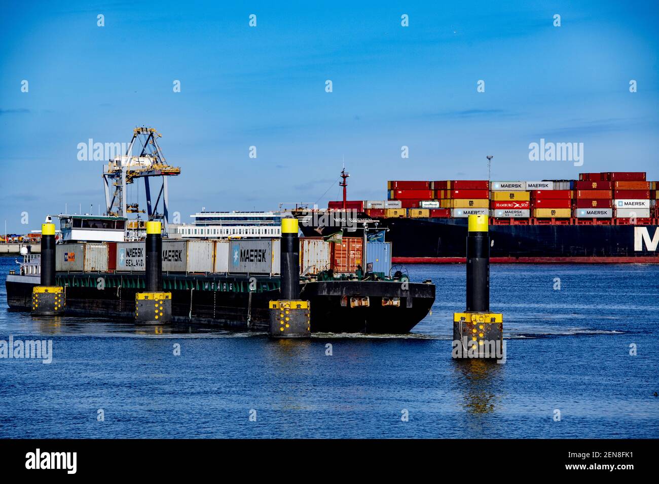 The Port of Rotterdam pictured on July 2, 2019 in Rotterdam ...