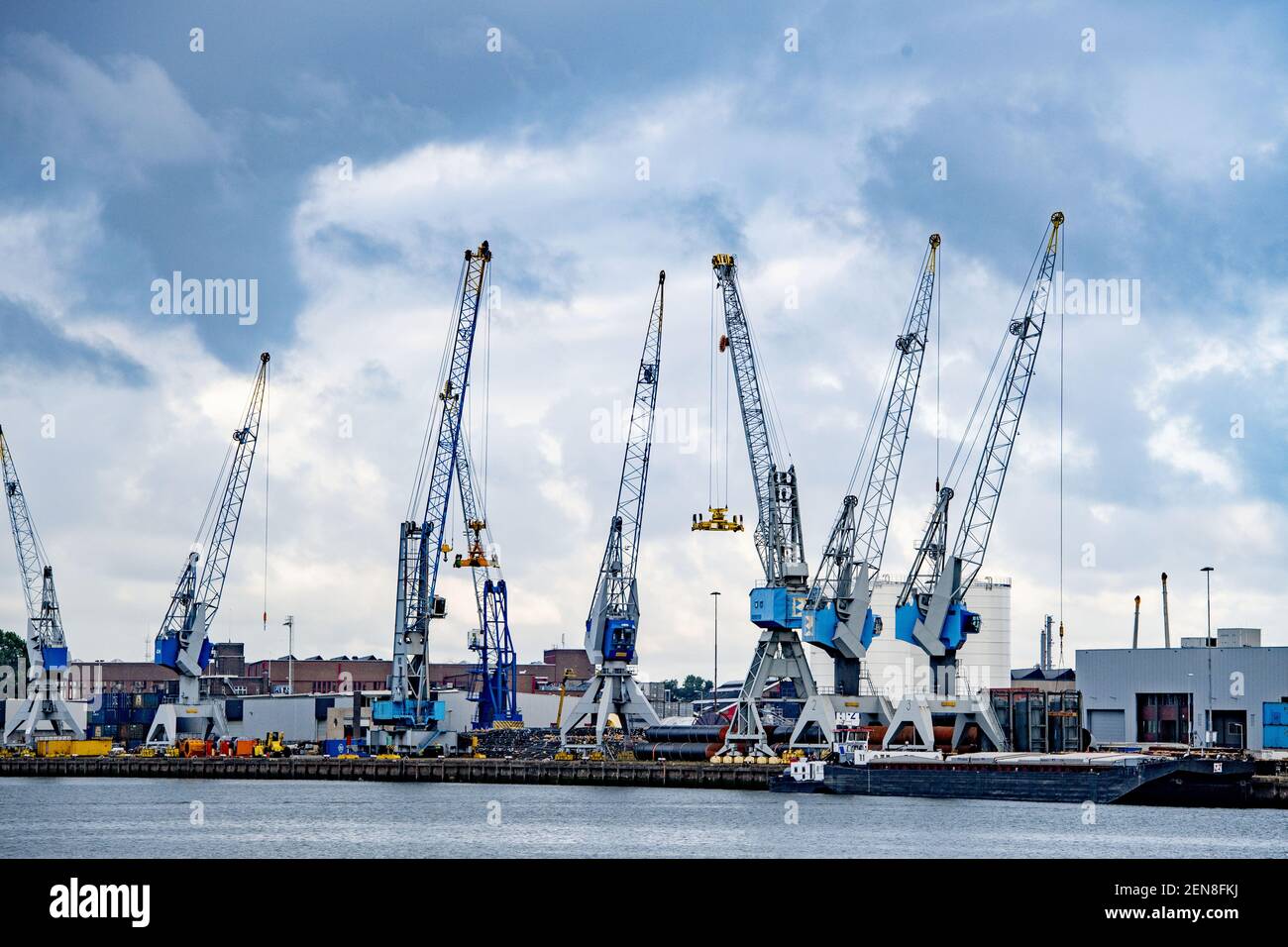 The Port of Rotterdam pictured on July 2, 2019 in Rotterdam ...
