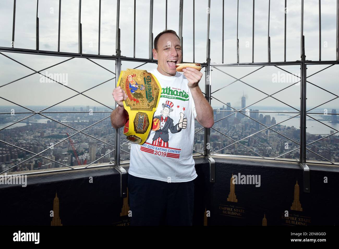 Number one World ranked eater Joseph Christian "Joey" Chestnut attends ...
