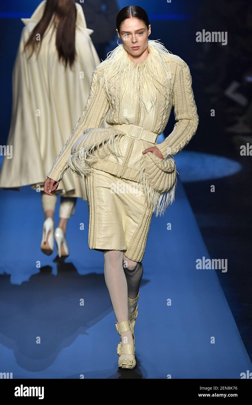 Coco Rocha walks on the runway during the Jean Paul Gaultier Paris ...