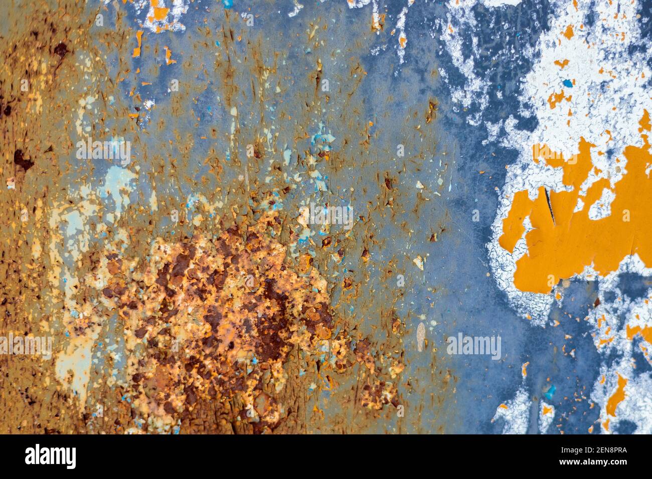 Rust, steel, background. Peeling off old paint Stock Photo - Alamy