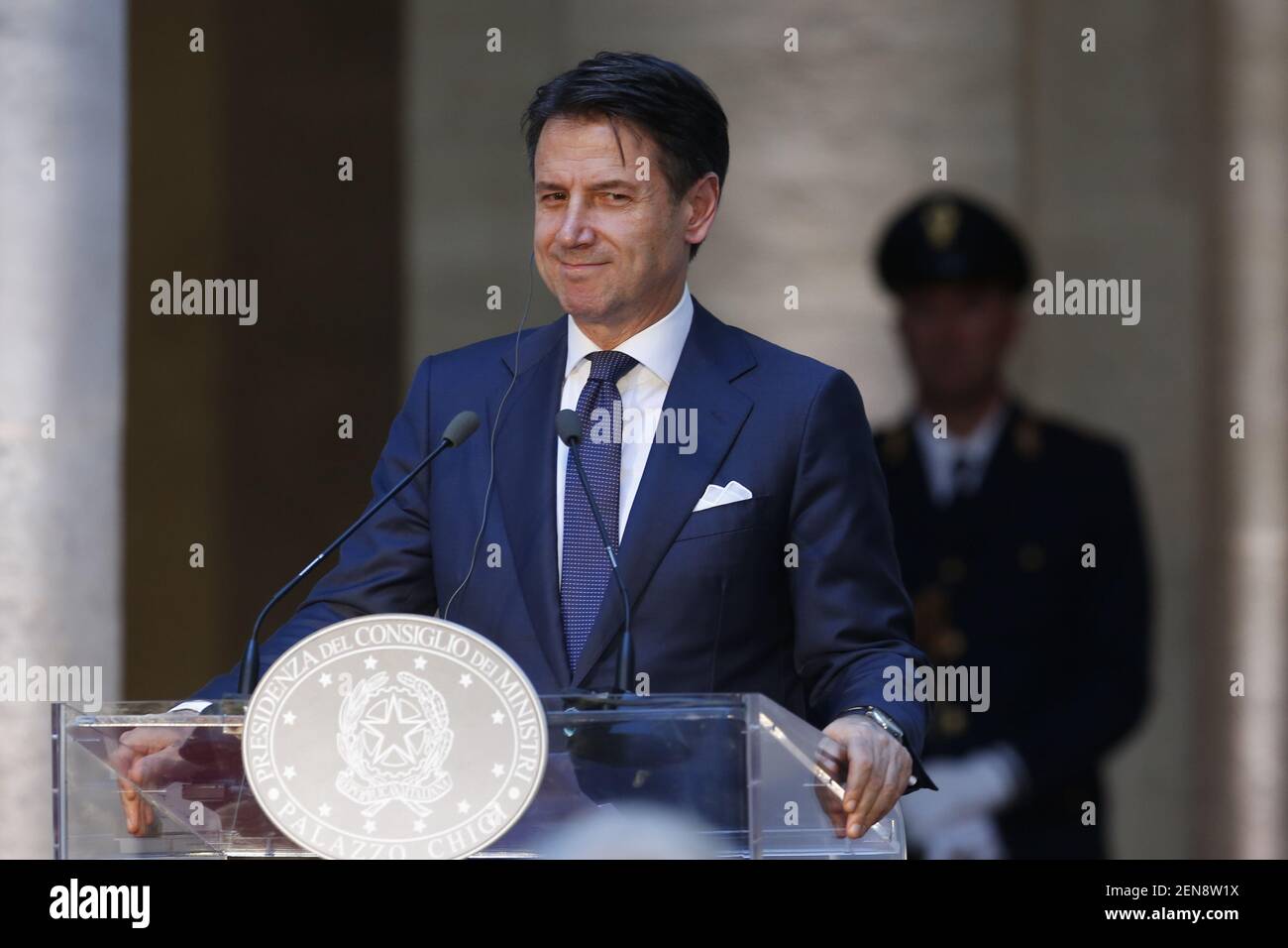 Giuseppe Conte Rome July 4th 2019. The President of Russian Federation ...