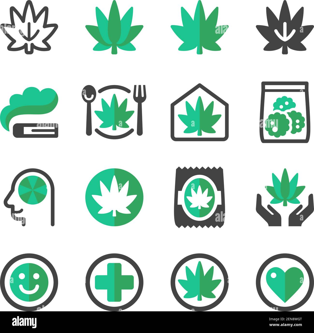 Marijuana food Stock Vector Images - Alamy