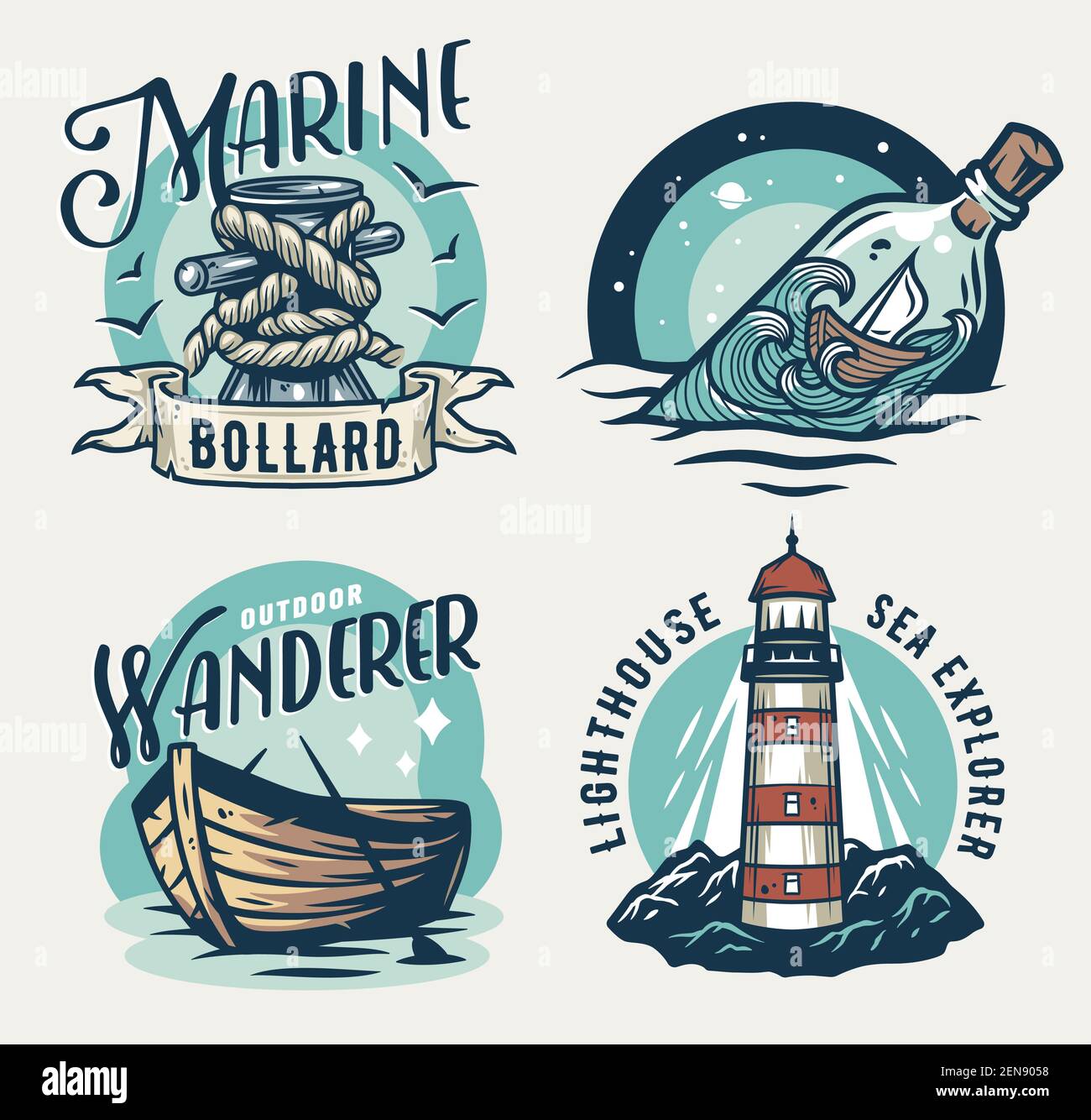 Wooden Mooring Bollard Stock Vector Images Alamy