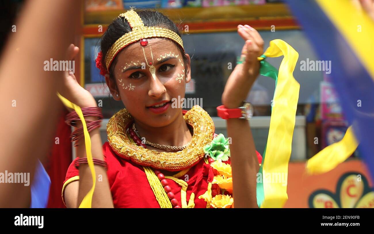 (7/4/2019) A devotee performs during the chariot procession of Lord ...