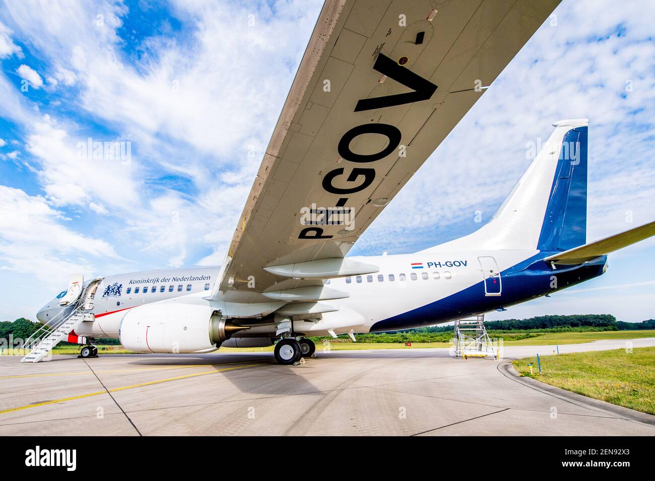 The presentation of the PH-GOV, the new government aircraft of the ...