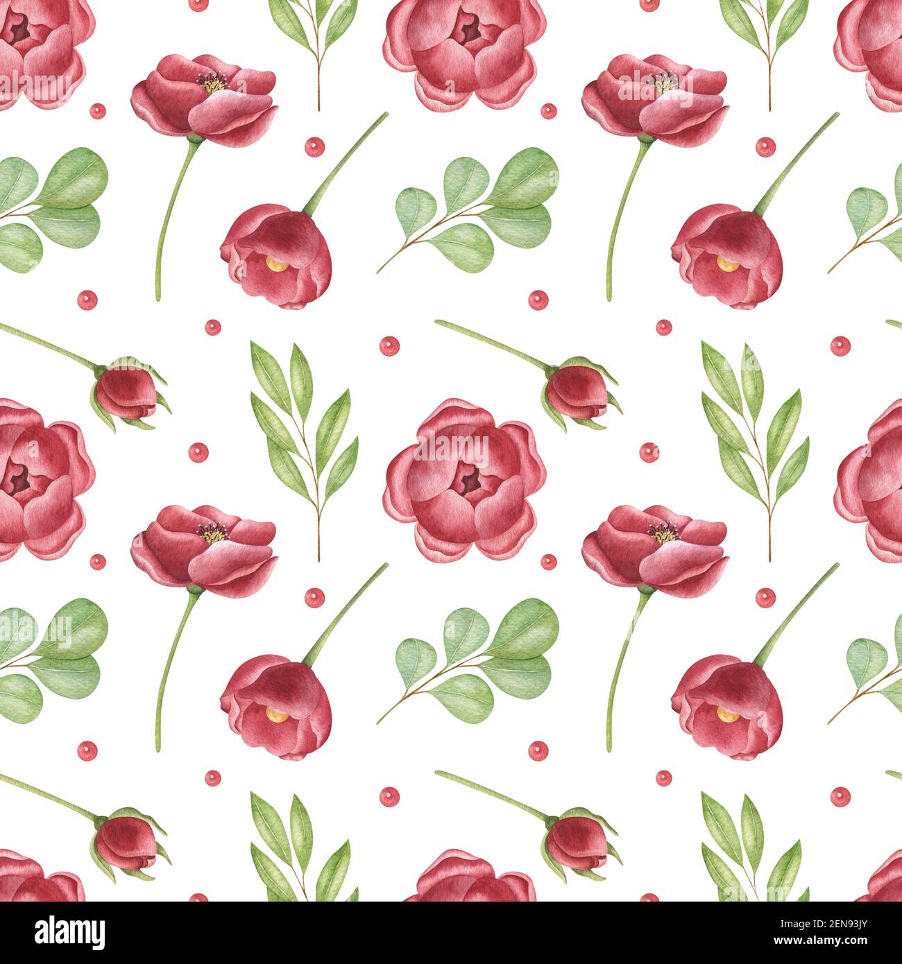 Light Red Flower Background
