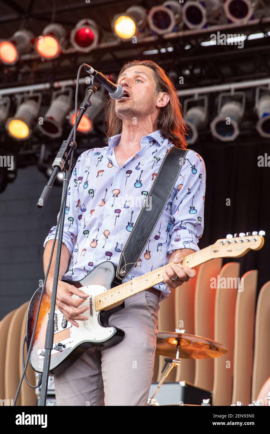 Mike Edwards of Jesus Jones during the Summerfest Music Festival on ...