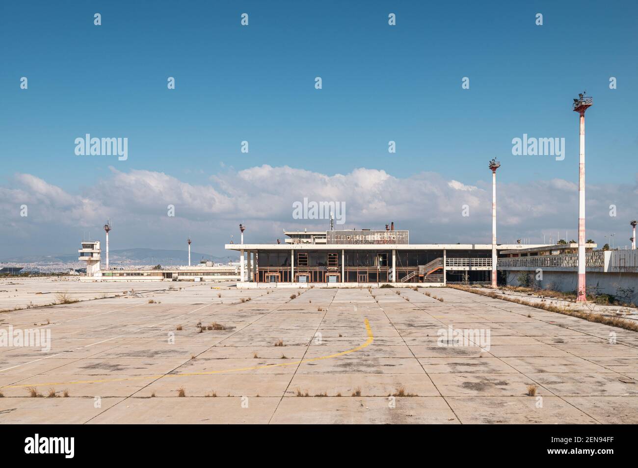 Athens international airport exterior hi-res stock photography and ...