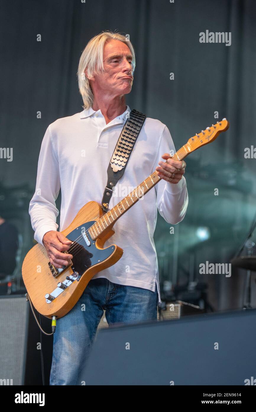 English singer-songwriter Paul Weller performs live during the Summer ...