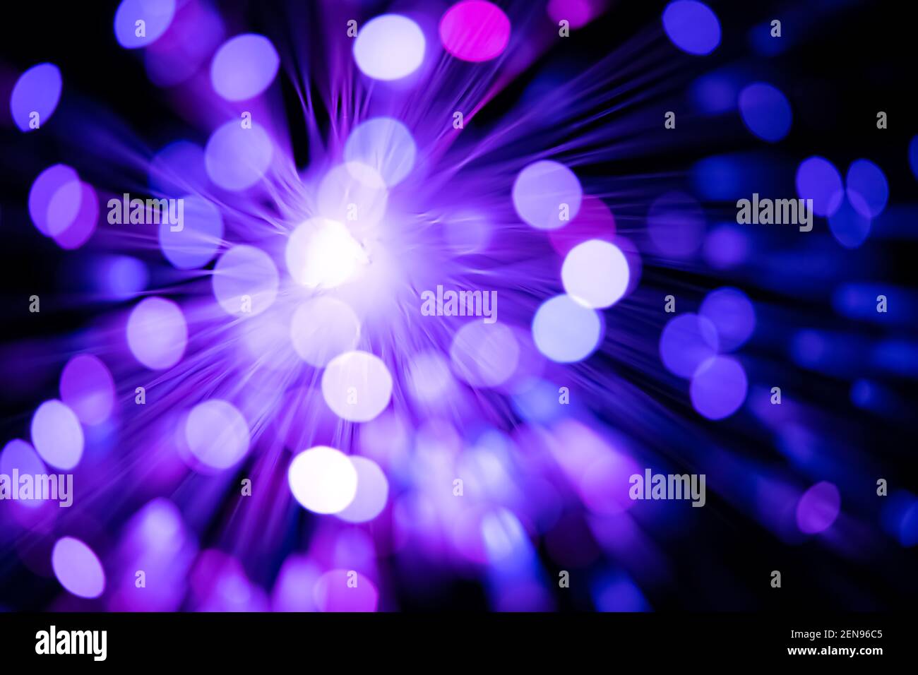 defocused purple optical fibre as a flare background Stock Photo - Alamy