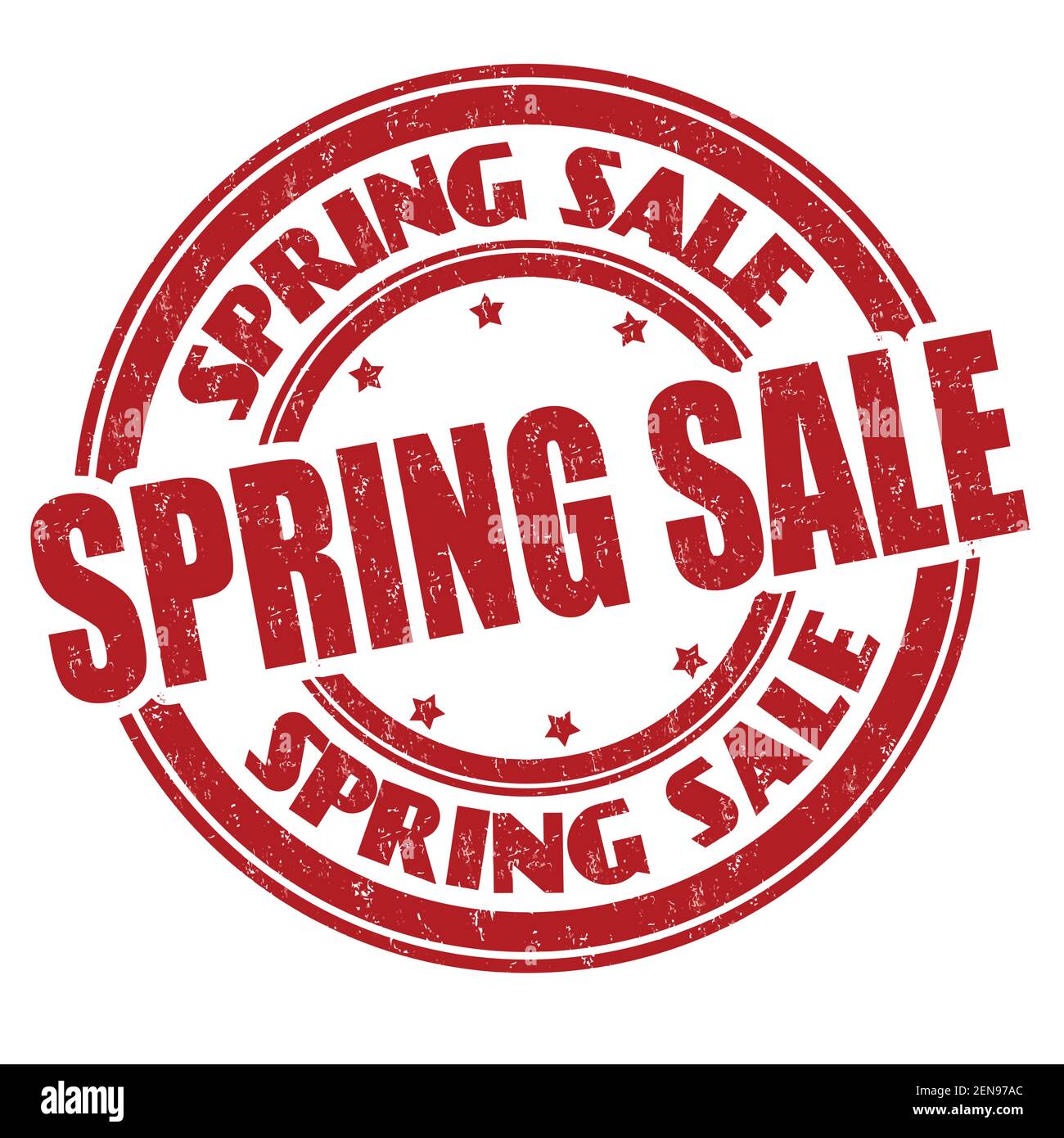 Spring sale grunge rubber stamp on white background, vector ...