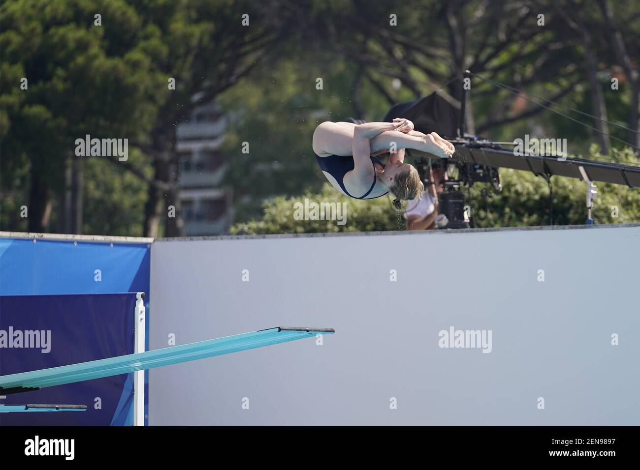 Diver seen during 3m women Springboard Semi - Final during the 30th ...