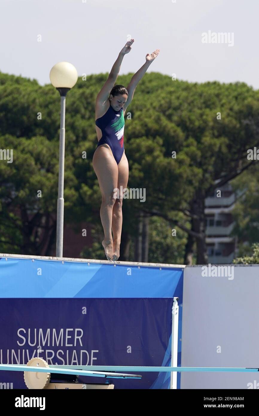 Diver seen during 3m women Springboard Semi - Final during the 30th ...