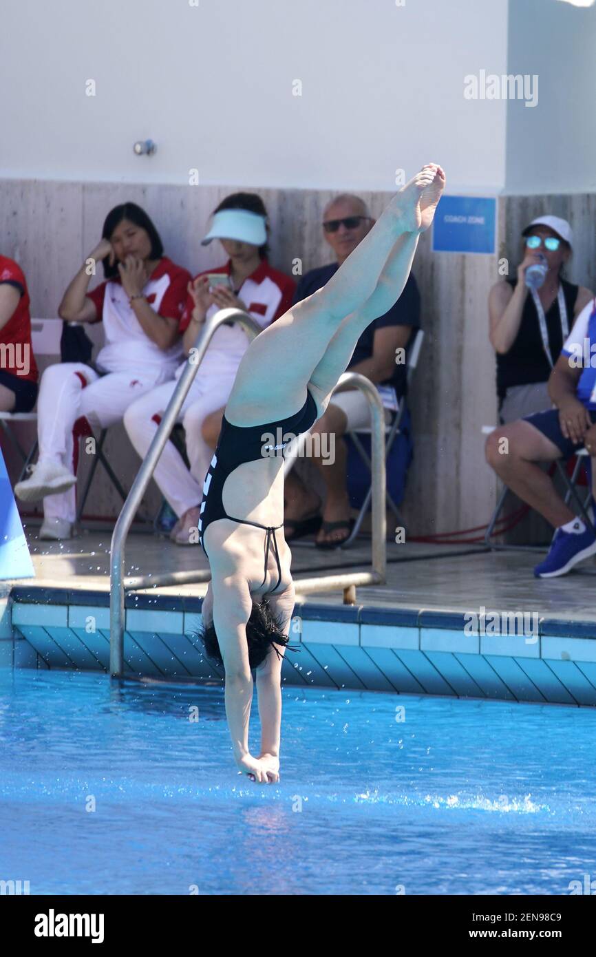 Diver seen during 3m women Springboard Semi - Final during the 30th ...