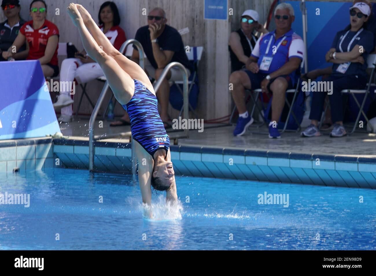 Diver seen during 3m women Springboard Semi - Final during the 30th ...