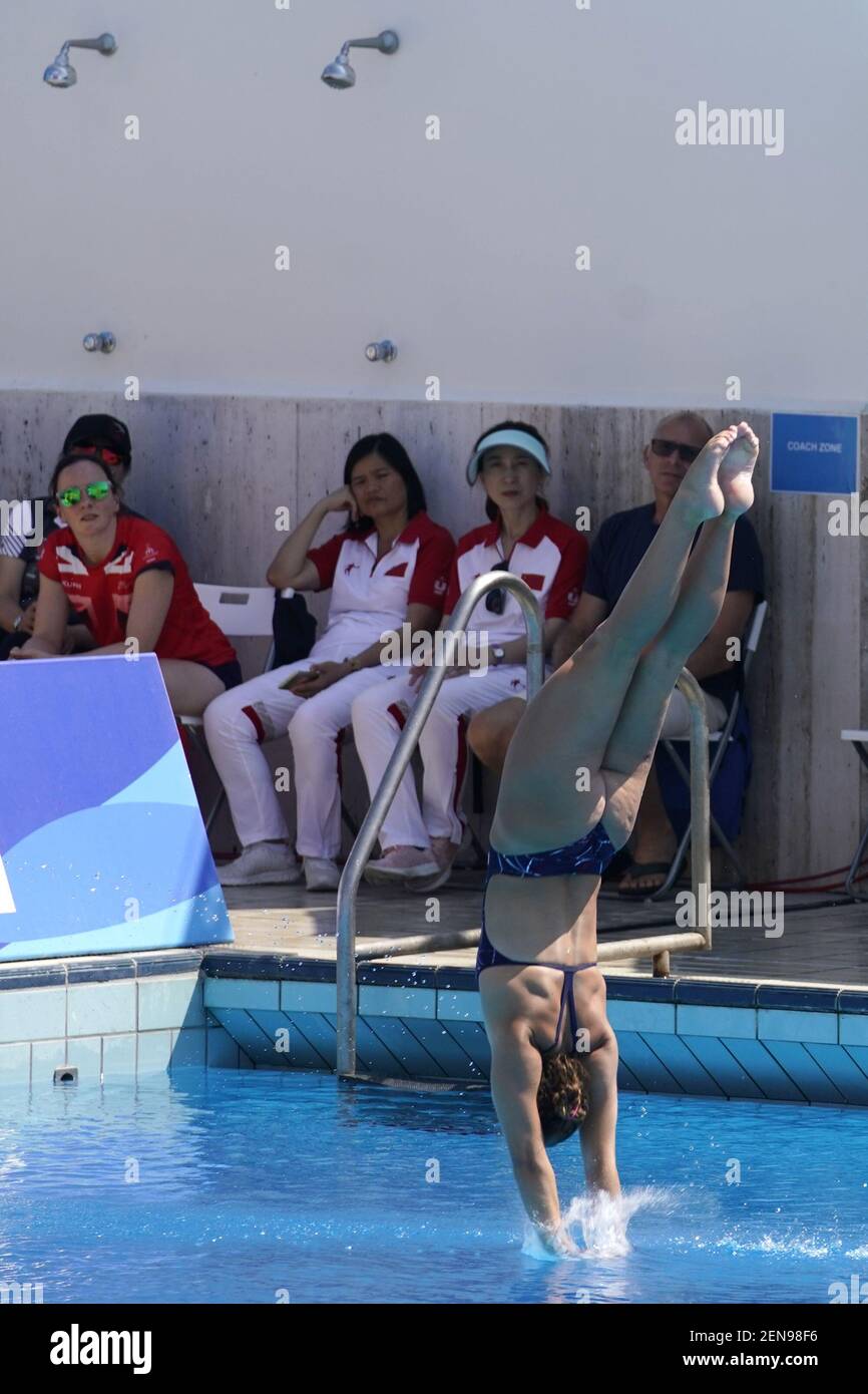Diver seen during 3m women Springboard Semi - Final during the 30th ...