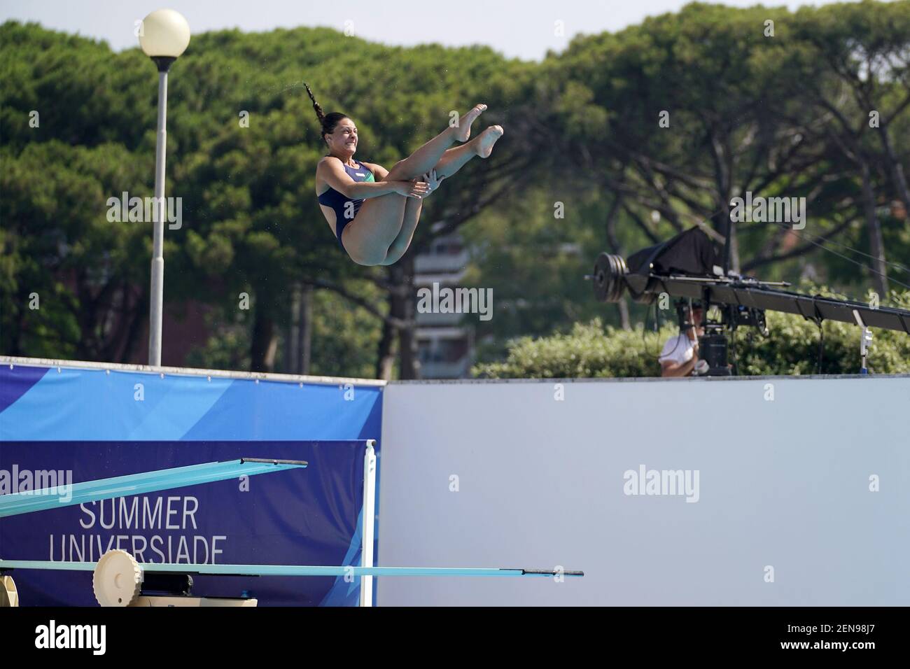 Diver seen during 3m women Springboard Semi - Final during the 30th ...
