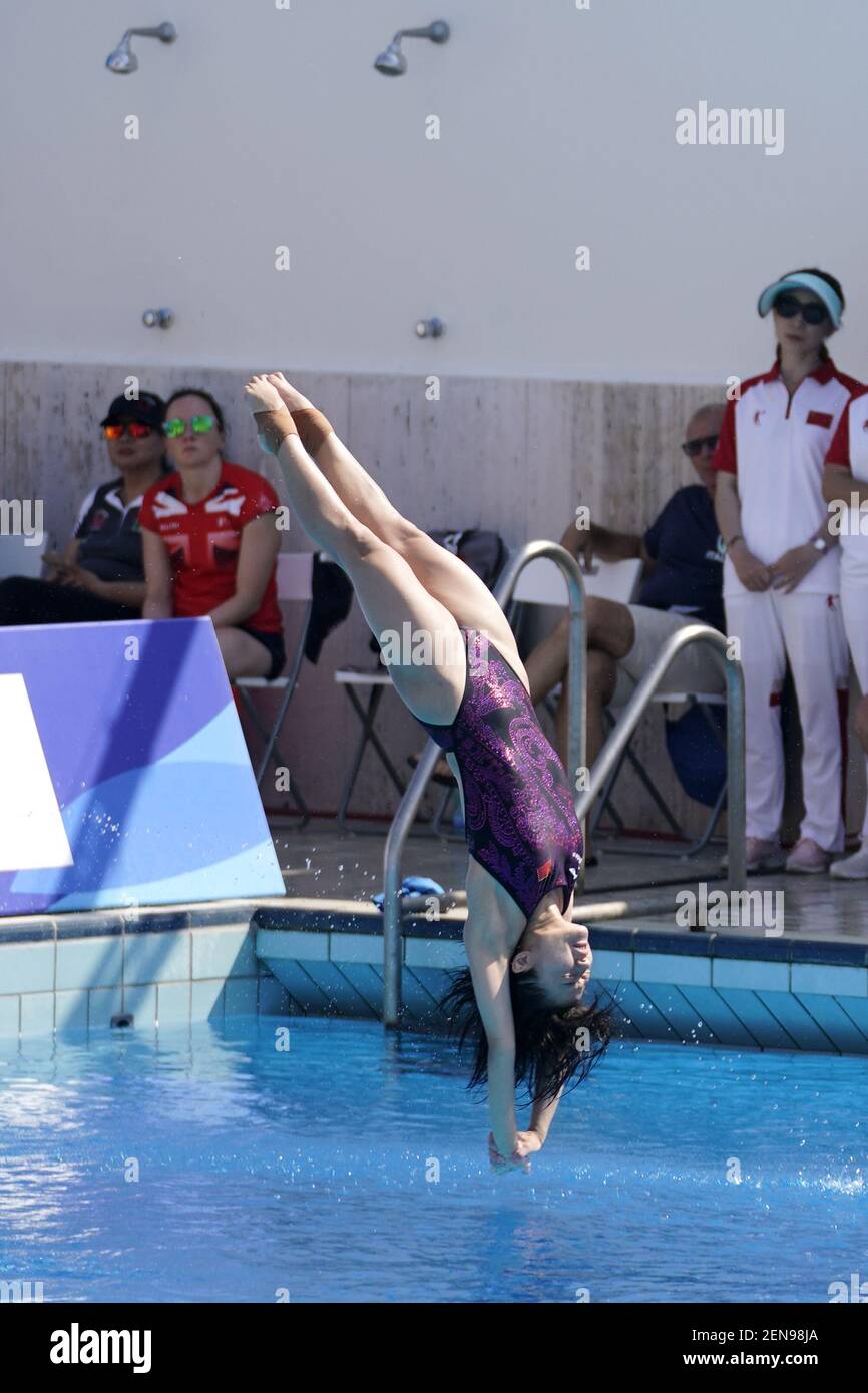 Diver seen during 3m women Springboard Semi - Final during the 30th ...