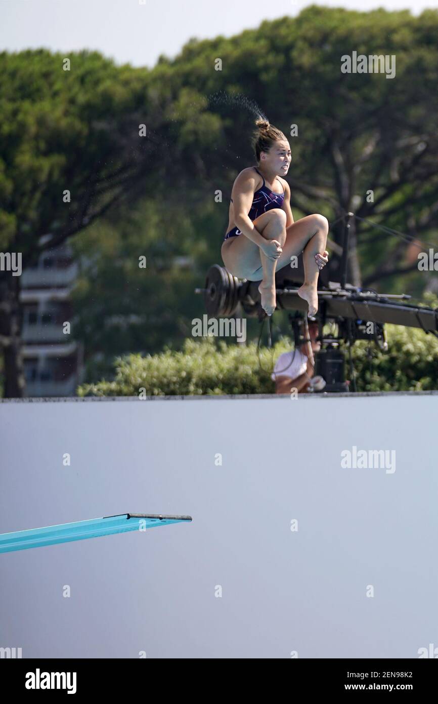 Diver seen during 3m women Springboard Semi - Final during the 30th ...