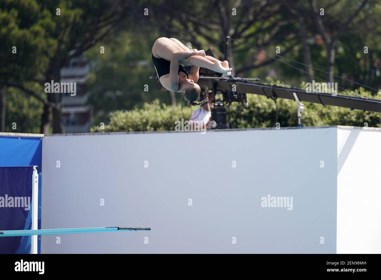 Diver seen during 3m women Springboard Semi - Final during the 30th ...