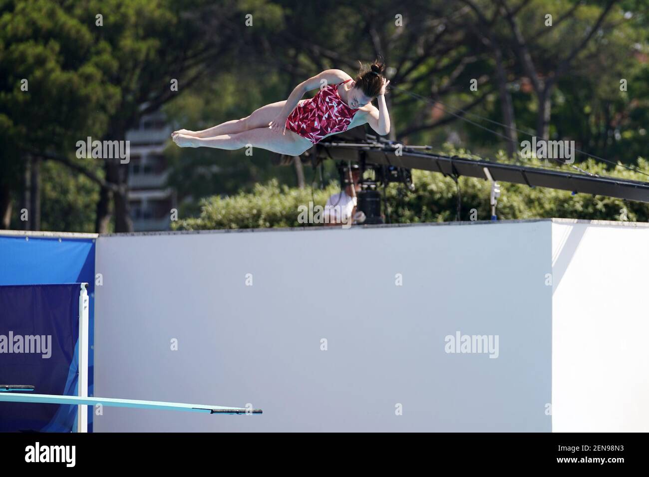 Diver seen during 3m women Springboard Semi - Final during the 30th ...