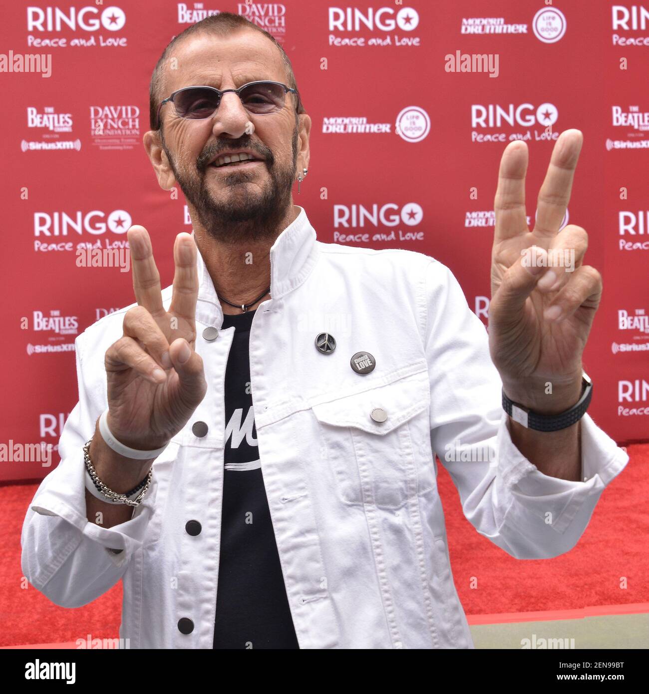 Ringo Starr at his annual Peace & Love Birthday Worldwide Celebration ...