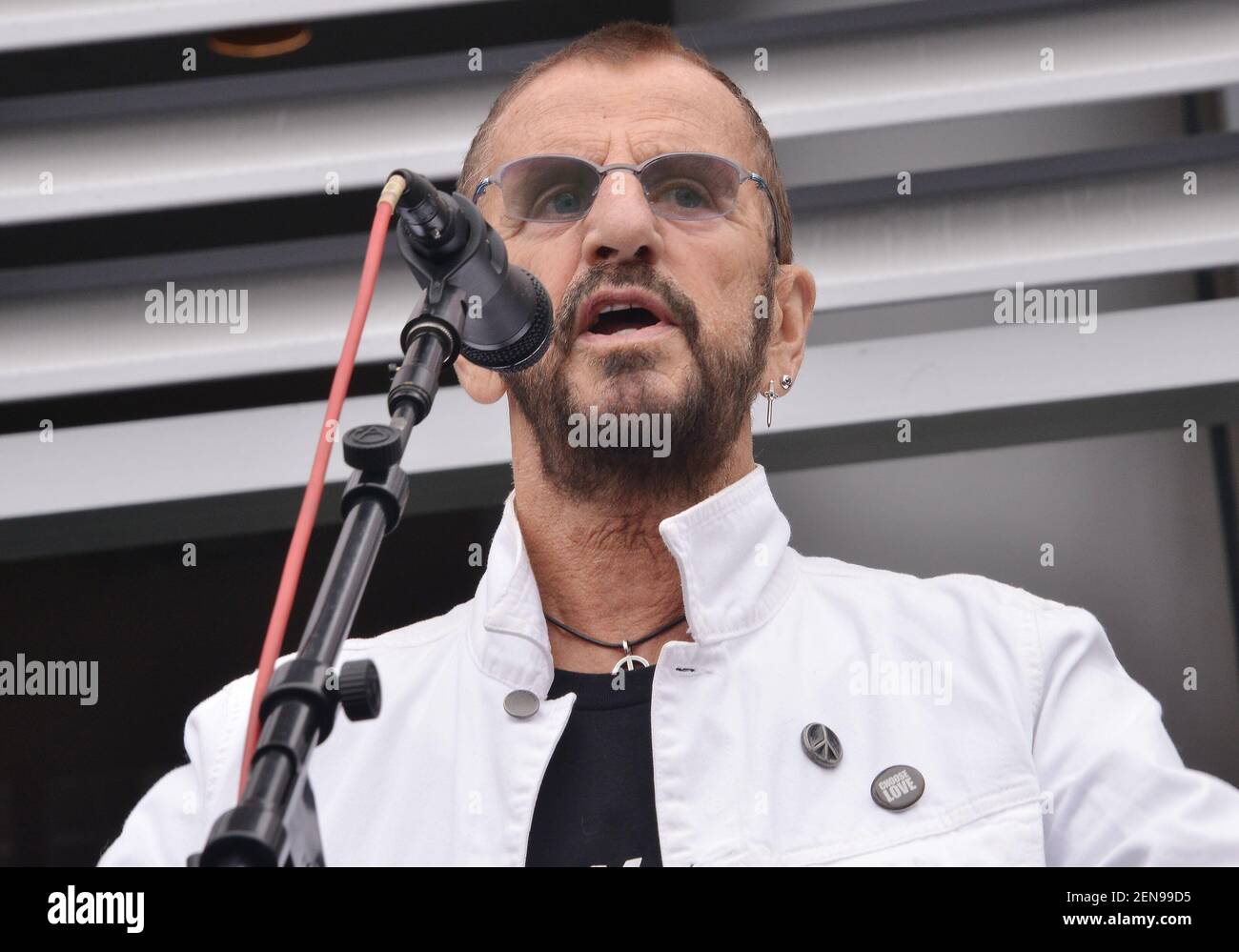 Ringo Starr at his annual Peace & Love Birthday Worldwide Celebration ...