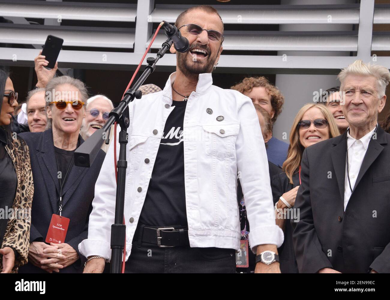 Ringo Starr at his annual Peace & Love Birthday Worldwide Celebration ...