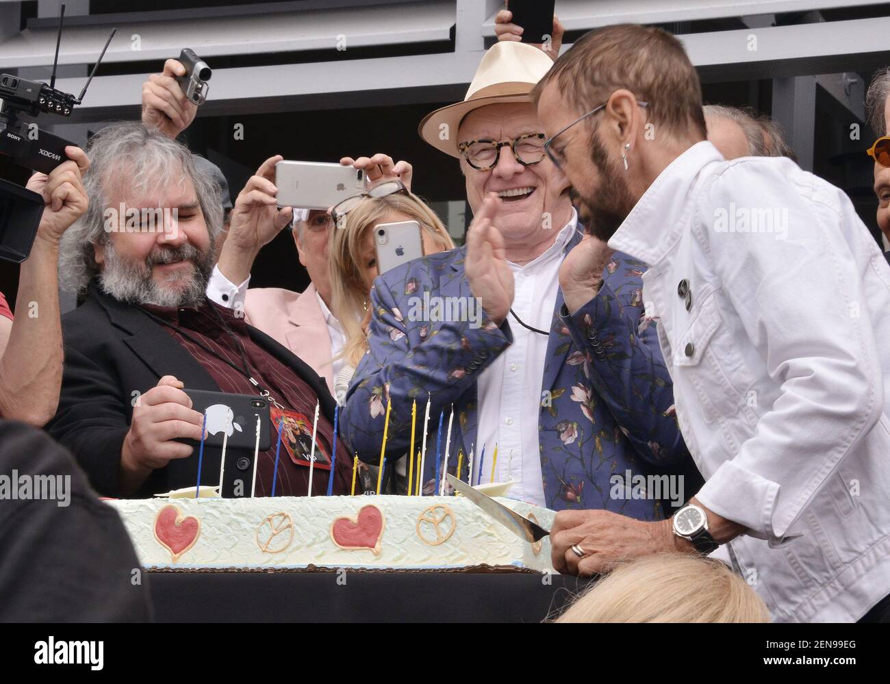 Ringo Starr at his annual Peace & Love Birthday Worldwide Celebration ...