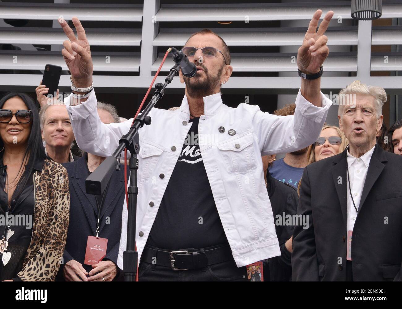 Ringo Starr at his annual Peace & Love Birthday Worldwide Celebration ...