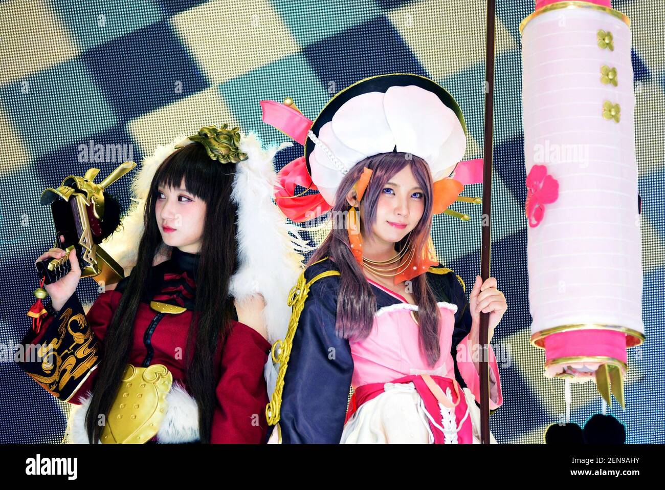 Japanese cosplayer and voice actress and singer Enako dressed in ...